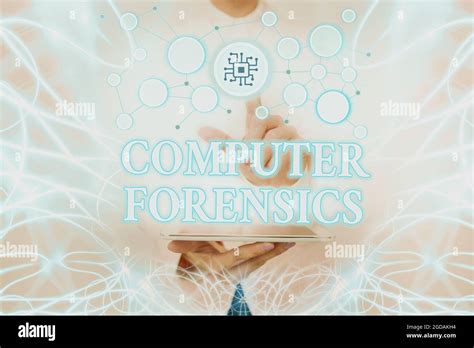 Text Sign Showing Computer Forensics Business Approach The Investigative Analysis Techniques On