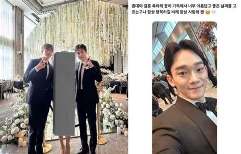 CHEN補辦婚宴內部照曝光 EXO全員到齊唱祝歌 Kpopn