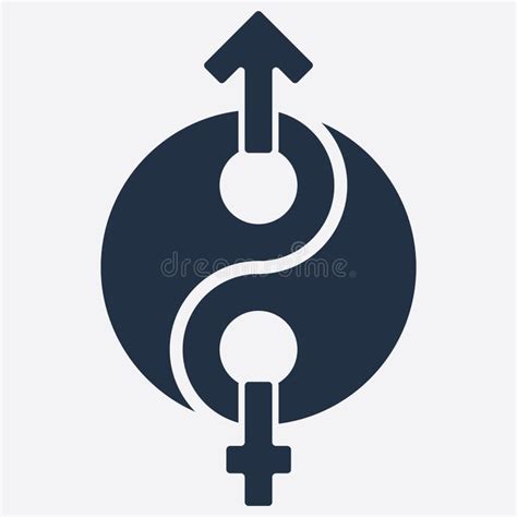 Male And Female Gender Logos Stock Vector Illustration Of Person