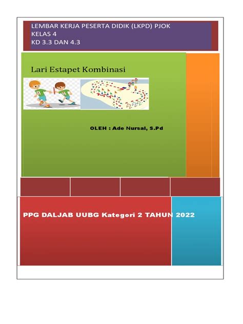 Lembar Kerja Peserta Didik Lari Pdf