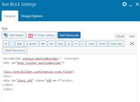 How Add Shortcode Of Easy Form Builder On WPBakery White Studio Team