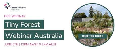 Join Us For A Free Webinar On Tiny Forests This June