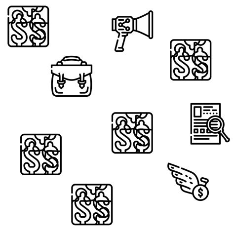 Startup Business Work Vector Seamless Pattern 17313016 Vector Art At Vecteezy