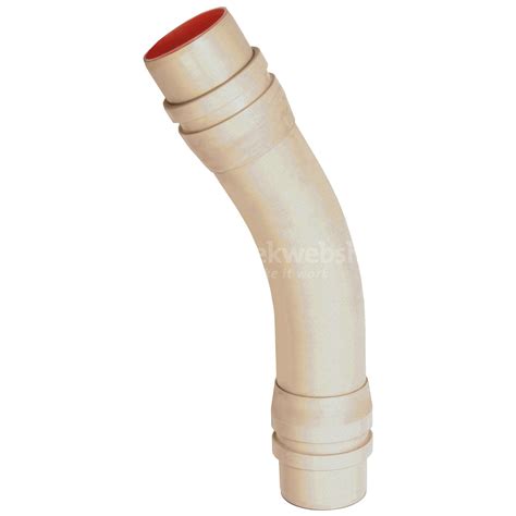 Wavin Nederland PVC U Bocht 30 CR 630 PN8 2LB4 Fitting Met 2
