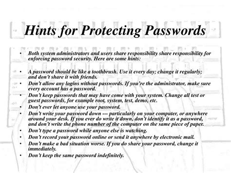 Ppt Computer Science 653 Lecture 2 Passwords Powerpoint
