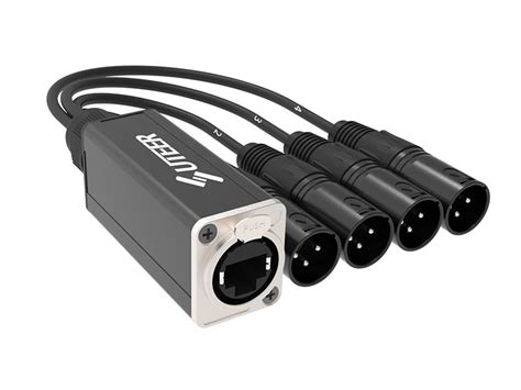 Rfc M Channel Pin Xlr Male To Ethercon Multi Tail Propaudio