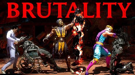 Mortal Kombat 11 All Brutalities Youtube