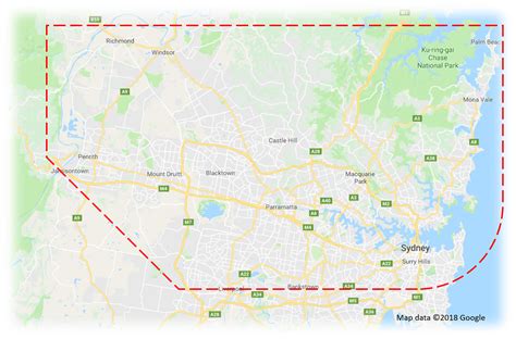 Coverage Areas For EarlyEd Delivering Services Across Sydney