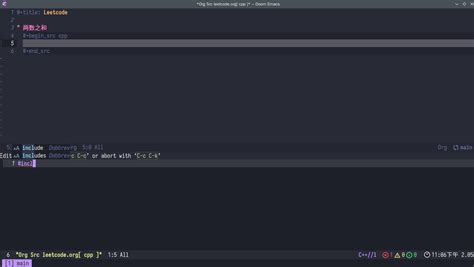 求助 Org文学编程c C 进入小buffer后没有自动补全了 Org Mode Emacs China