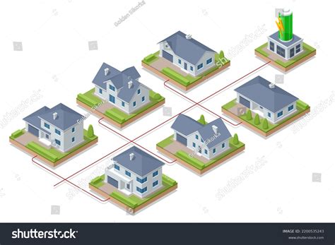 Electricity Transmission Diagram Over 160 Royalty Free Licensable