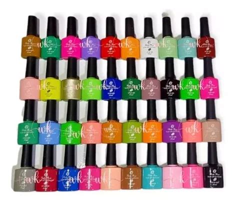 Kit 15 Esmaltes Gel 7 5ml D Z Lirio Bella Rosa Unhas Uv Led