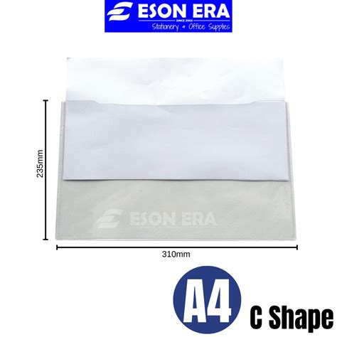 [a4] Clear Folder A4 Pvc Document Clear Holder L Shape U Shape C