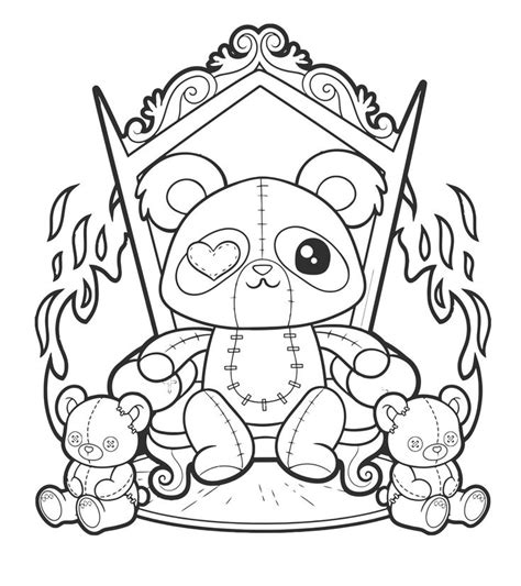 Gothic Coloring Pages