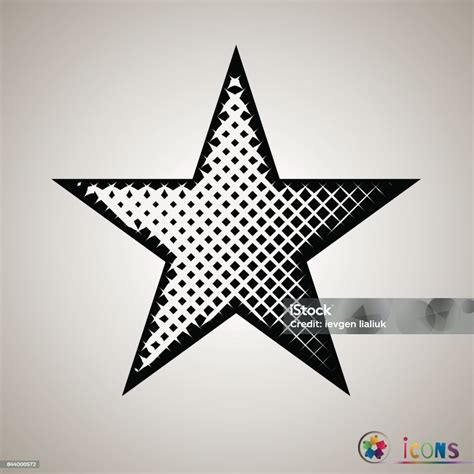 클래식 스타 아이콘 벡터입니다 흰색 배경에 고립된 개체 계급에 대한 스톡 벡터 아트 및 기타 이미지 계급 공란 그림자 Istock