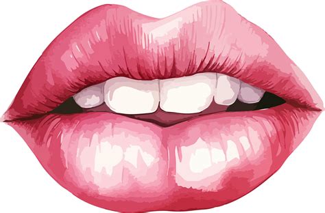 Ai Generated Woman Lips Clipart Design Illustration 35512280 Png