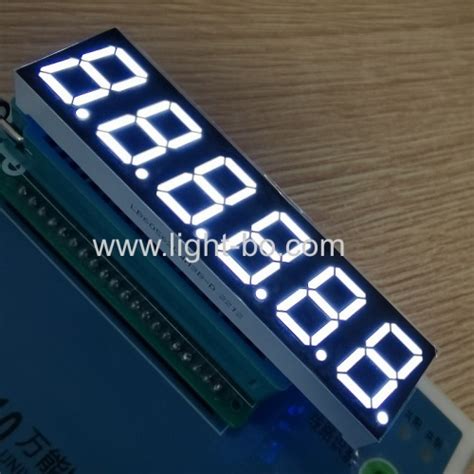 Ultra Bright White 14 2mm 6 Digit 7 Segmnet Led Display Common Cathode