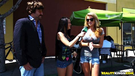 Check Out This Hot Bikini Babe Get Bench Pressed In Front Or A Record Shop Then Porn Pictures