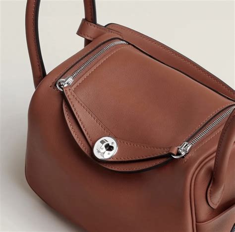 Korea Hermès Lindy Verso Mini Bag Cuivre Rose Texas Swift Hermès