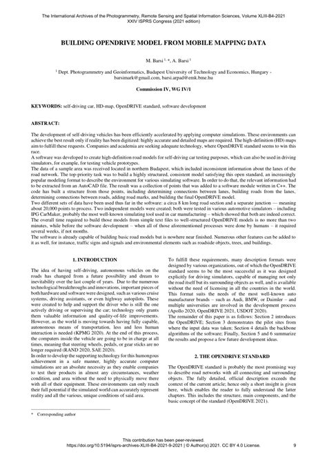 pdf building opendrive model from mobile mapping data
