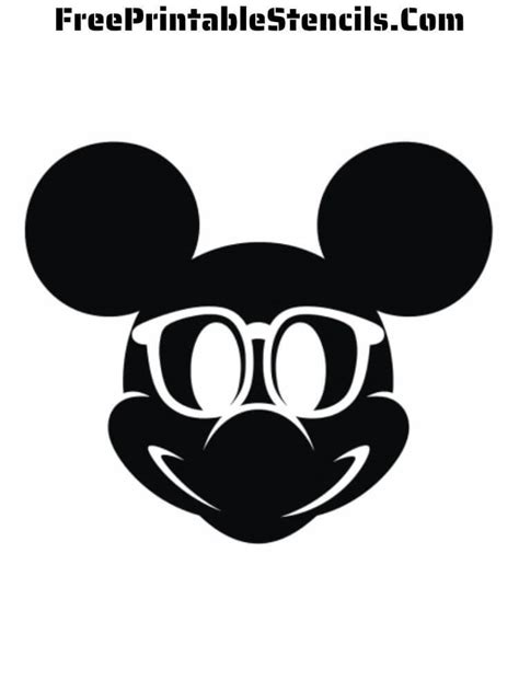Free Printable Mickey Mouse Stencils Free Printable Stencils
