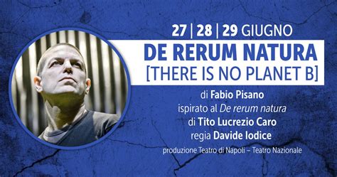 Pompei Al Teatro Grande De Rerum Natura There Is No Planet B