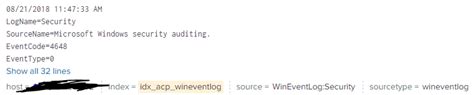 Solved Sourcetype Wineventlogsecurity Splunk Community