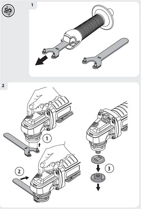 DEXTER 800AG2-125.5 Angle Grinder Instruction Manual