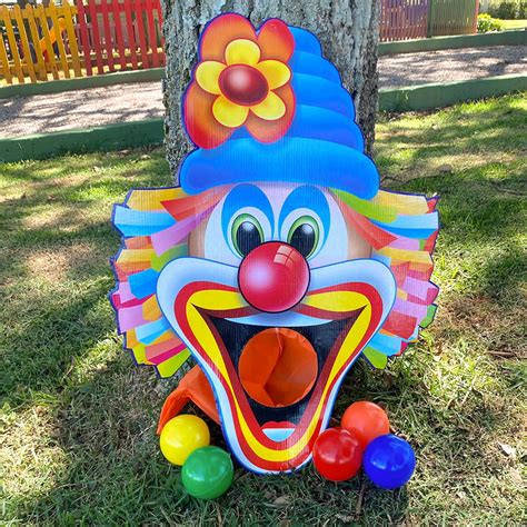 Jogo De Argolas E Boca De Palhaço Brincadeiras Festa Junina Deixe se