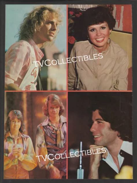 Magazine Pinup~ Jimmy And Kristy Mcnichol ~john Travolta ~1970s ~~back