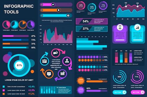 Premium Vector Bundle Infographic Ui Ux Kit Elements Elements Template