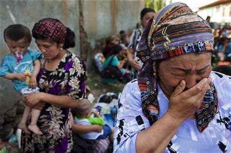 Osh On Border With Uzbekistan Uzbek Refugees Return Home In Their