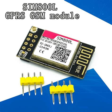 Sim L Gprs Gsm Module Micro Sim Card Serial Ttl Frequency Of Four Core Plates Esp Esp
