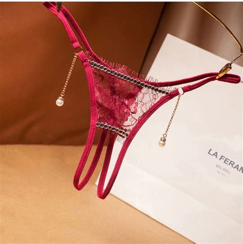 Mini String Tanga Ouvert Dessous Slip Sexy Panty Schwarz Reizwäsche Xs S M L Ebay