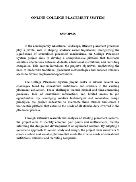 Full College Placement System 1 Pdf Java Script Dynamic Web Page