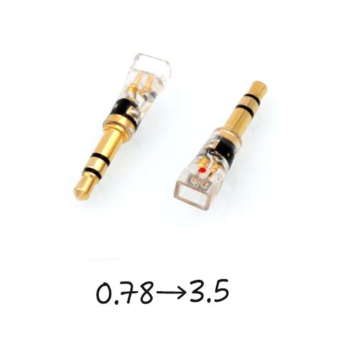 1 คู ่ Mini Mmcx 0 78 ชายกับหญิง 0 78 มม Qdc Fitear Jh Exk Acoustune Um V3 Im Ie 500pro Ie 40pro