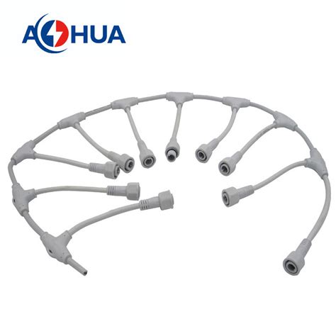 Aohua Plastic Tee T Shaped Cable Splitter Outdoor Lighting Connector Led Light Connector And