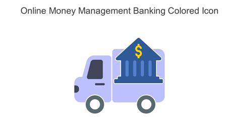 Online Money Management Banking Colored Icon In Powerpoint Pptx Png And Editable Eps Format PPT