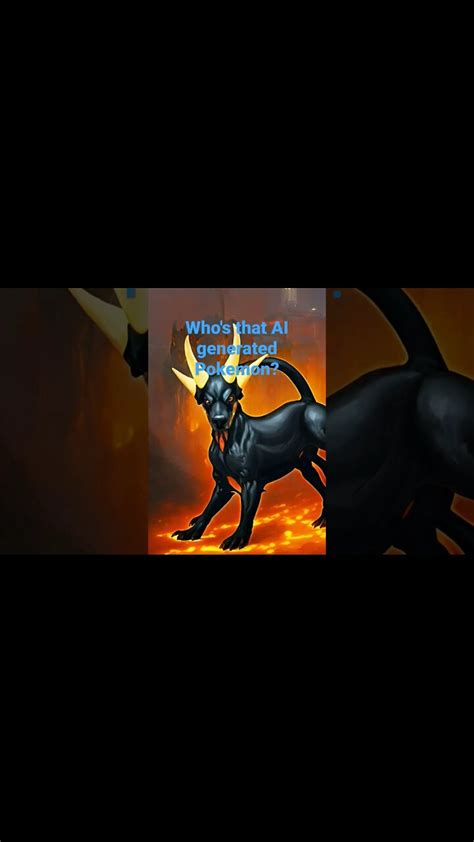 Ai Generated Houndoom Whosthatpokemon Pokemon