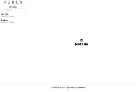 Github Prodev Notella Full Stack Taking Notes App