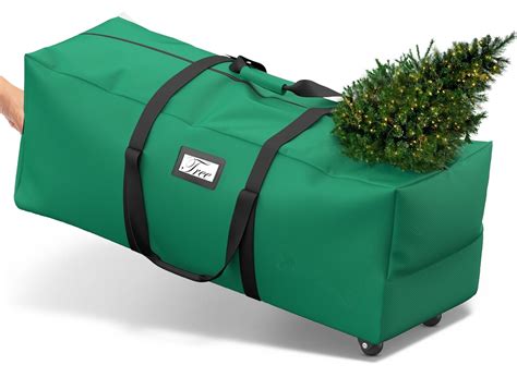 Large Rolling Tree Storage Bag Fits Up To 9 Ft Artificial Trees Xmas