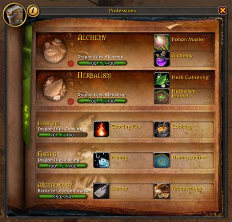 Professions Tab Warcraft Wiki Your Wiki Guide To The World Of Warcraft