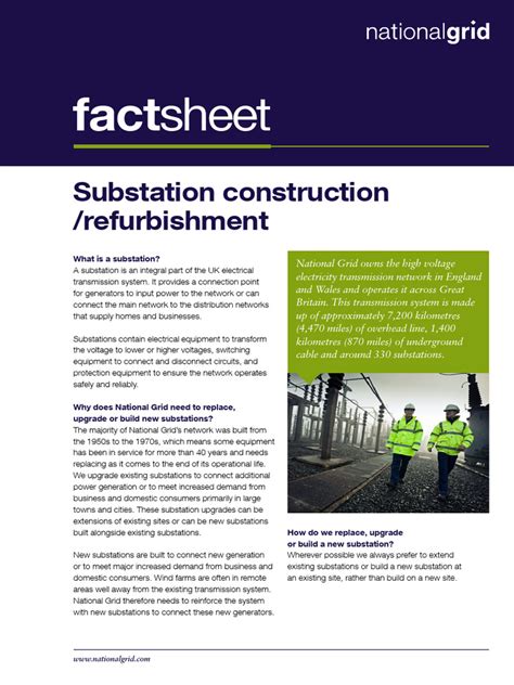 Substation Construction And Refurbishment Pdf