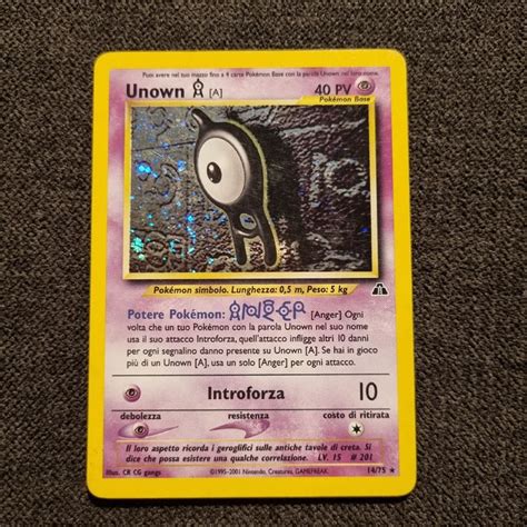 Unown Holo 1475 Neo Discovery Pokemon Kaufen Auf Ricardo