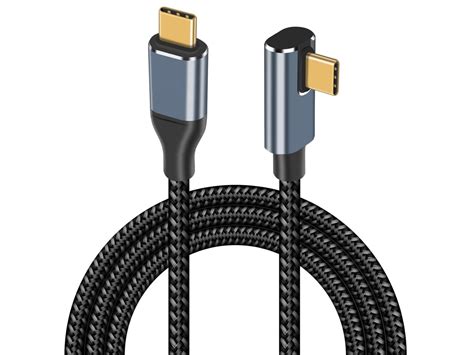 Usb C Kabel 90 Grad Winkel Flach 1 Meter Data And Charge