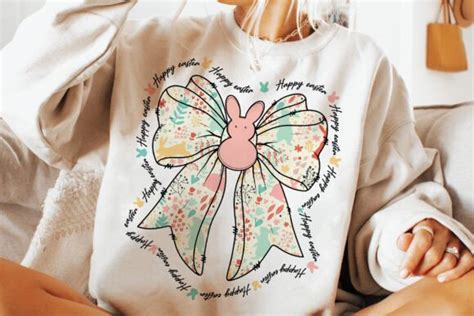 Bunny Coquette Easter Png Graphic By Go Go Vector · Creative Fabrica