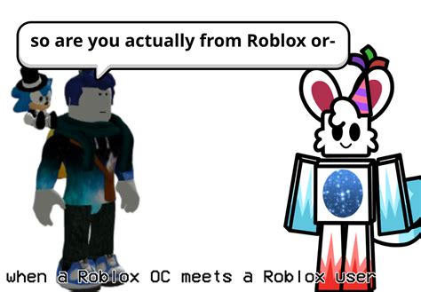 When A Roblox Oc Meets A Roblox User Comic Studio