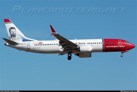 SE RYC Norwegian Air Sweden AOC Boeing 737 8 MAX Photo By Martin Oswald