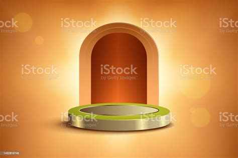 게이트 일러스트레이션이있는 현실적인 고급 제품 연단 0명에 대한 스톡 벡터 아트 및 기타 이미지 0명 3차원 형태 강단 Istock