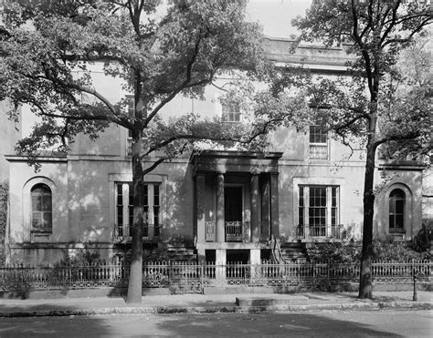 Historic American Building Survey Photo Black And White Photograph Of