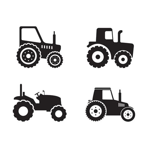 Tractor Icon Vector 24395072 Vector Art At Vecteezy